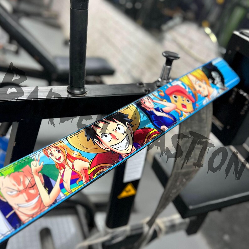 Luffy One Piece Anime Powerlifting Lever Belt One Piece Anime Gym Belt ...