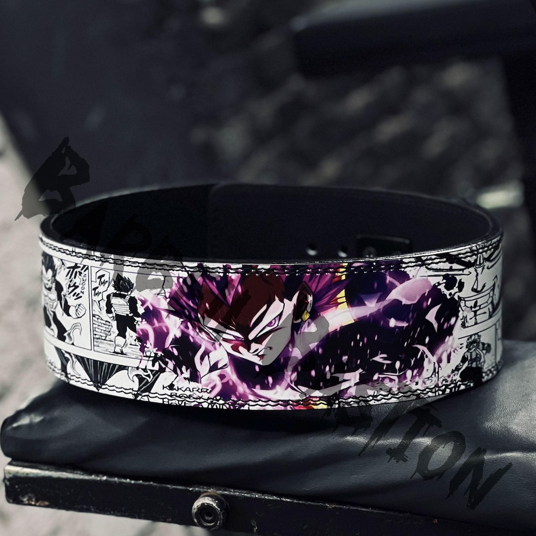 Vegeta Anime Lever Lifting Belt Weightlifting Anime Belt Powerlifting ...