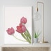 Perfect Love Tulip Wall Art Print Floral Photographic Wall Art Print ...