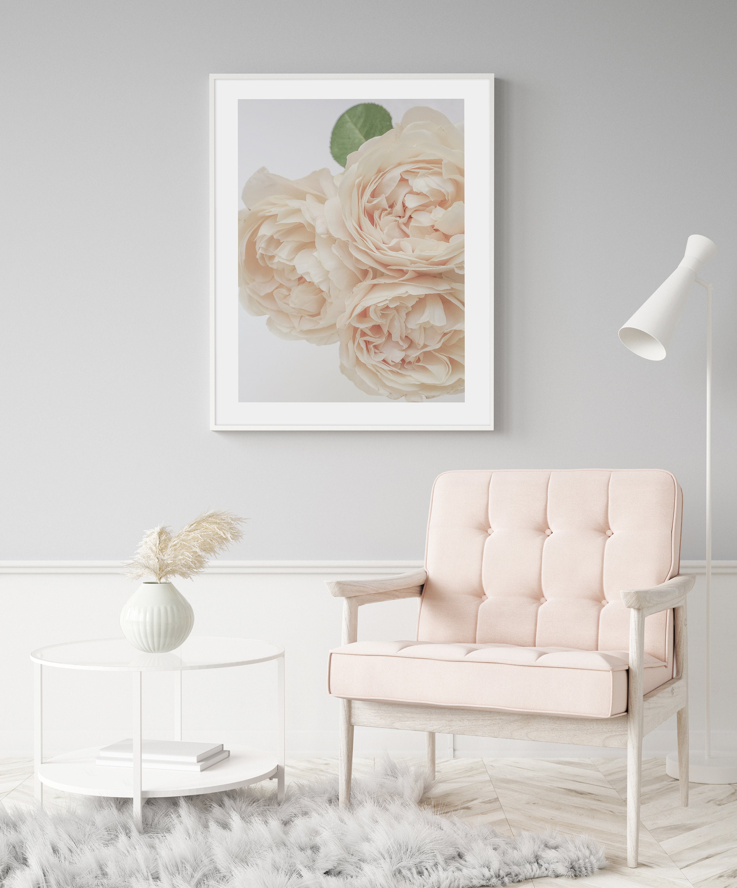Unforgettable Rose Photographic Wall Art Print Rose Art Print Bedroom ...