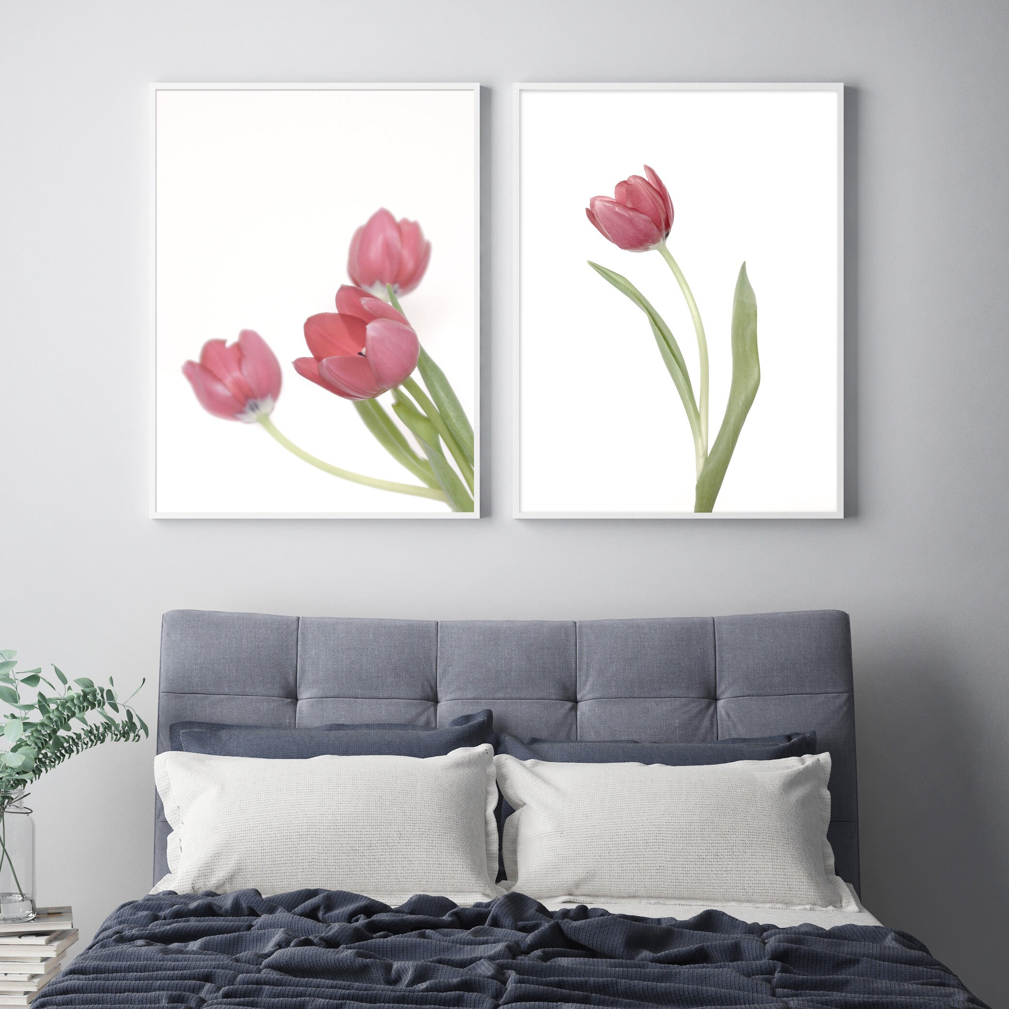 Perfect Love Tulip Wall Art Print Floral Photographic Wall Art Print ...