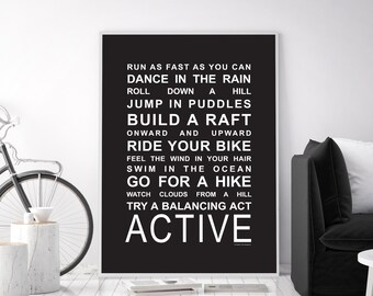 Expressions of Your World Imagine Print Typography | Etsy