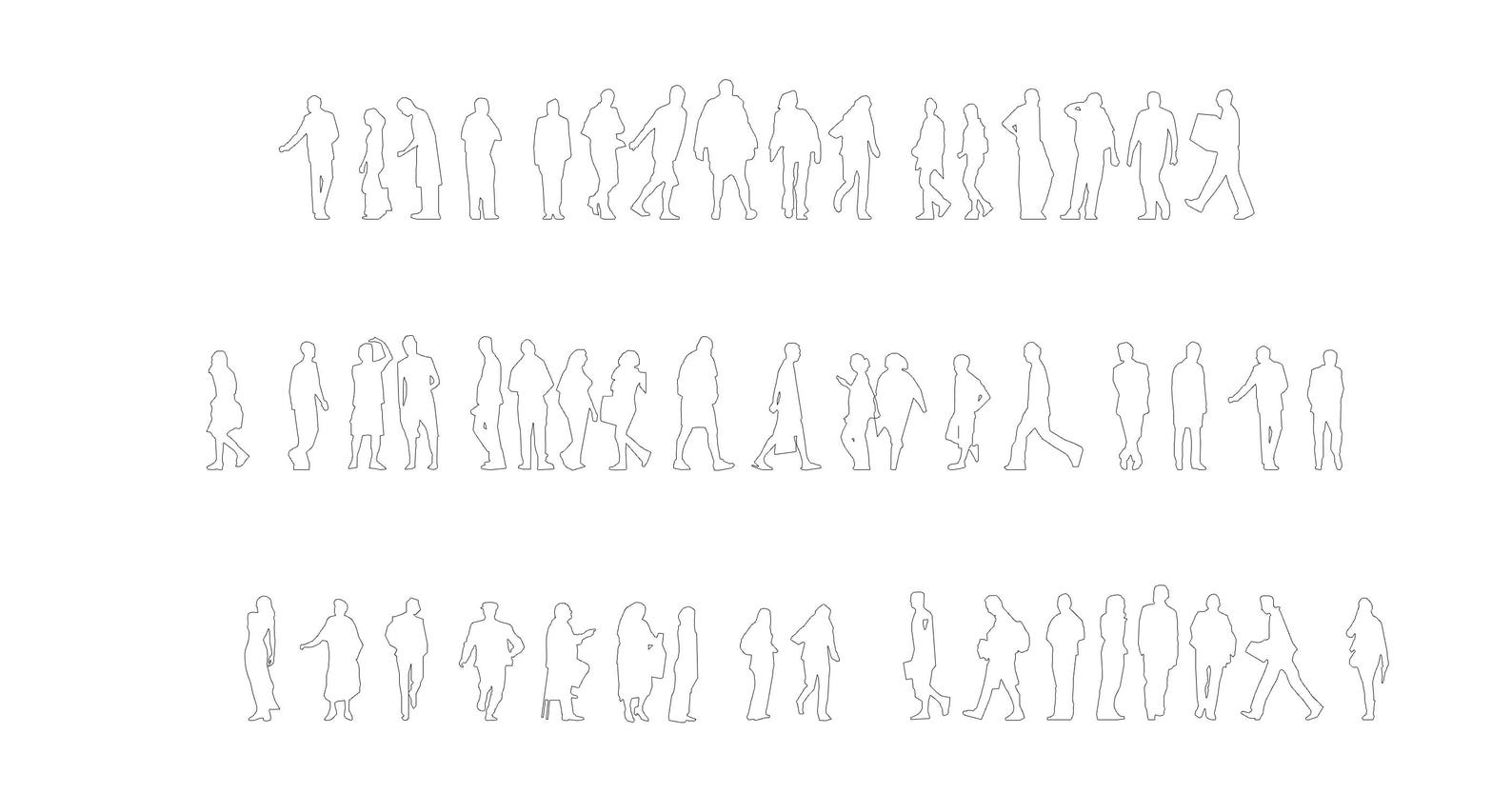 54 DWG HUMAN PACK - Etsy