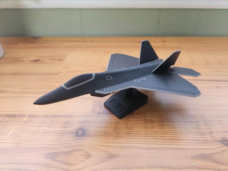 3D Printed F-22 Raptor Model Kit: Aviation Display With Stand - Etsy