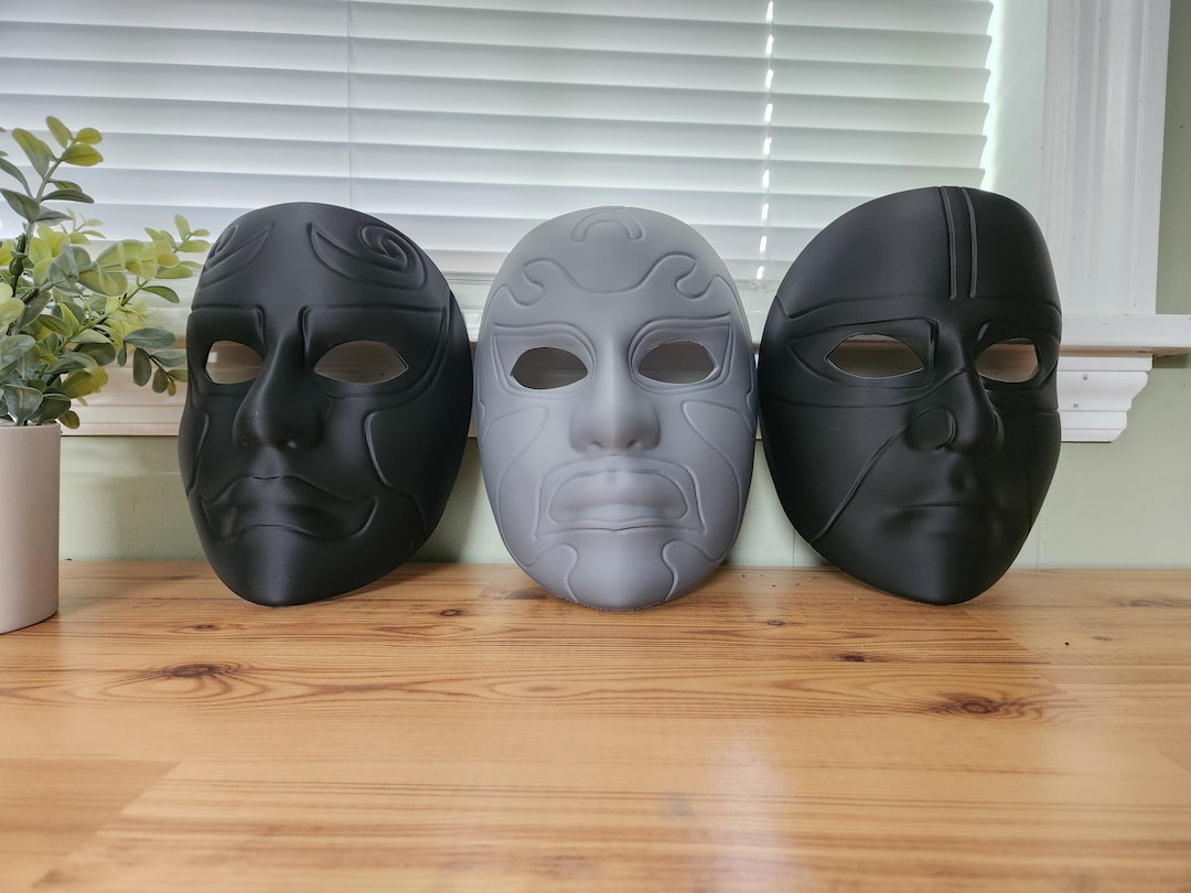 90s Movie Ninja Mask Set: 3D Printed Cosplay - DIY Painting - Etsy