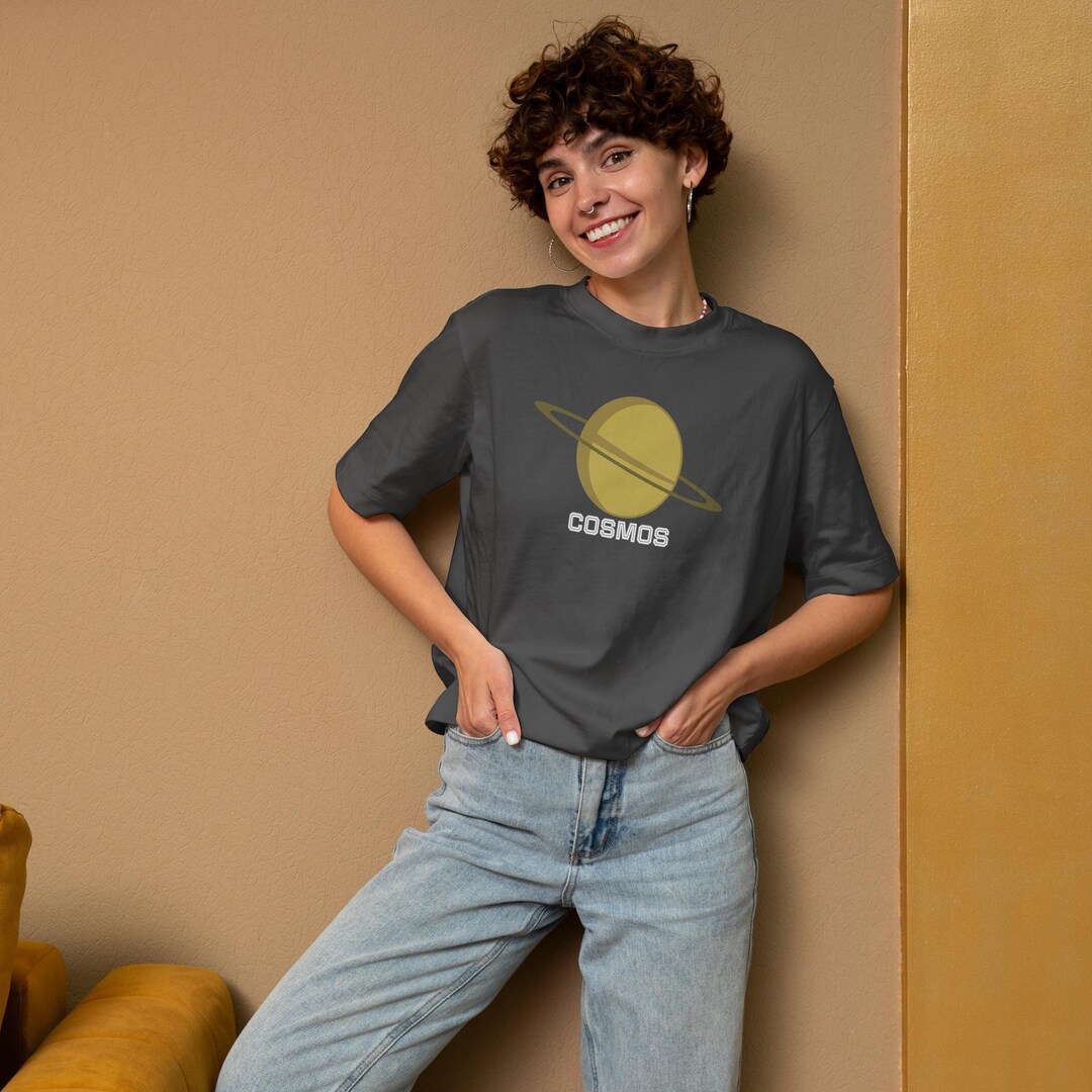 Retro Saturn T-shirt, Cosmic Design, Solar System Tee, Astronomy Shirt ...