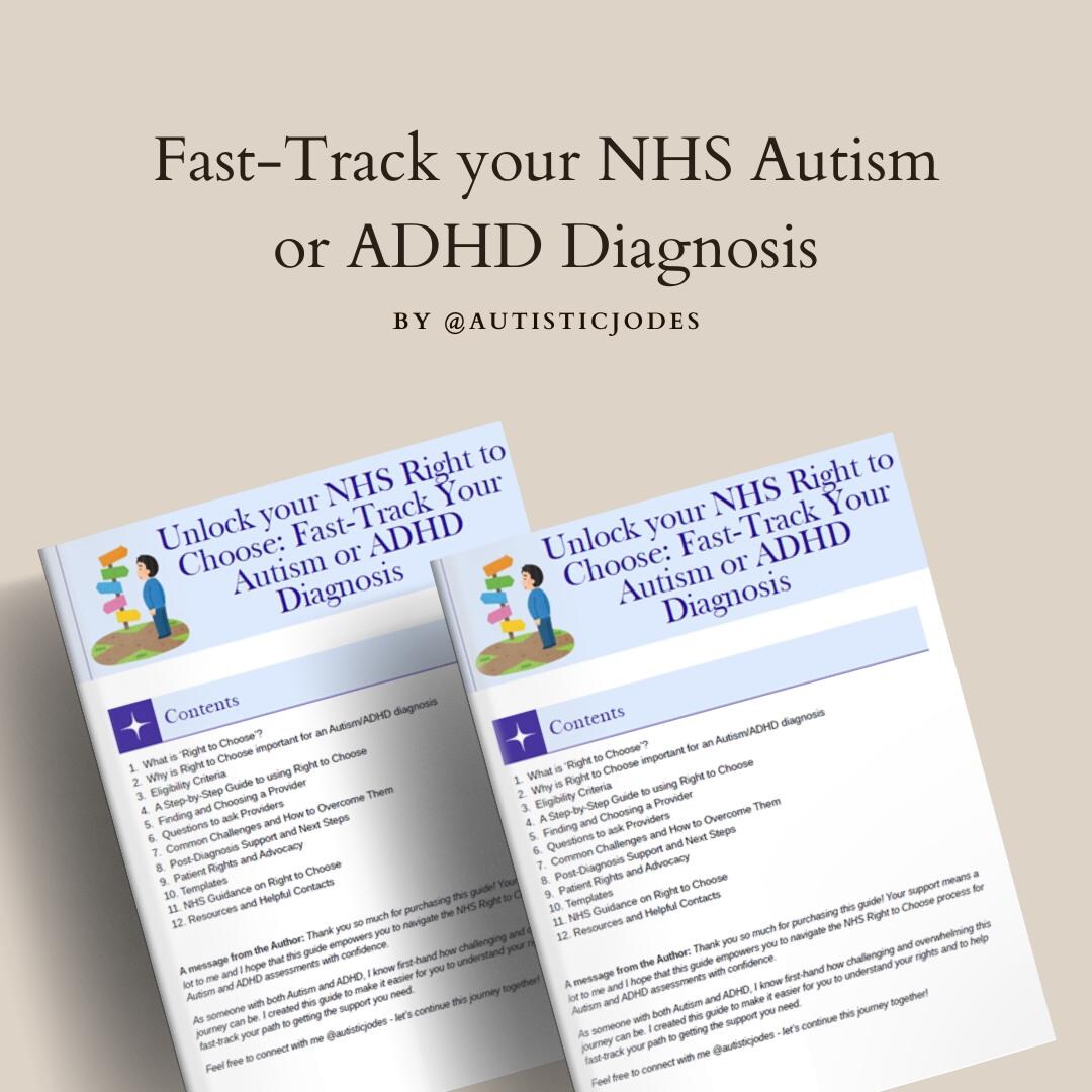 Fast-track Your NHS Autism or ADHD Diagnosis - Right to Choose Guide ...