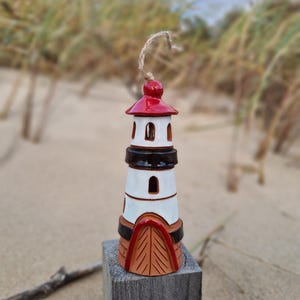 Ceramic Lighthouse, Handmade Mini Lighthouse, Collectible Lighthouse ...