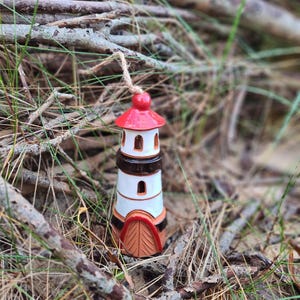 Ceramic Lighthouse, Handmade Mini Lighthouse, Collectible Lighthouse ...