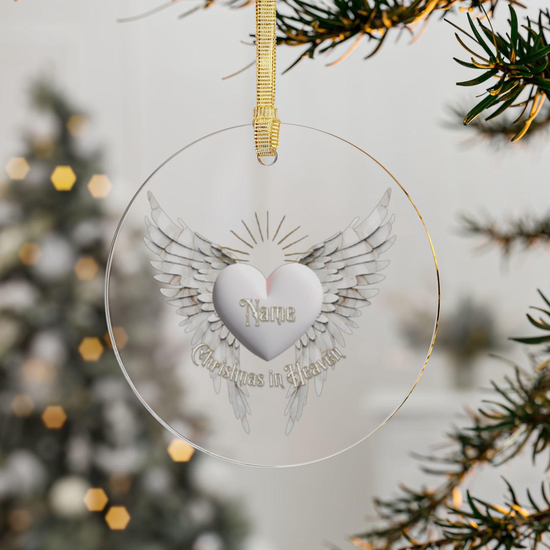 Personalized Memorial Ornaments Customized Memorial Ornament Heart ...