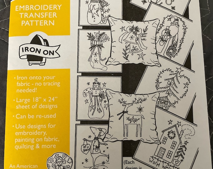 Primitive Christmas 4033 Aunt Martha Iron on Transfers - Etsy