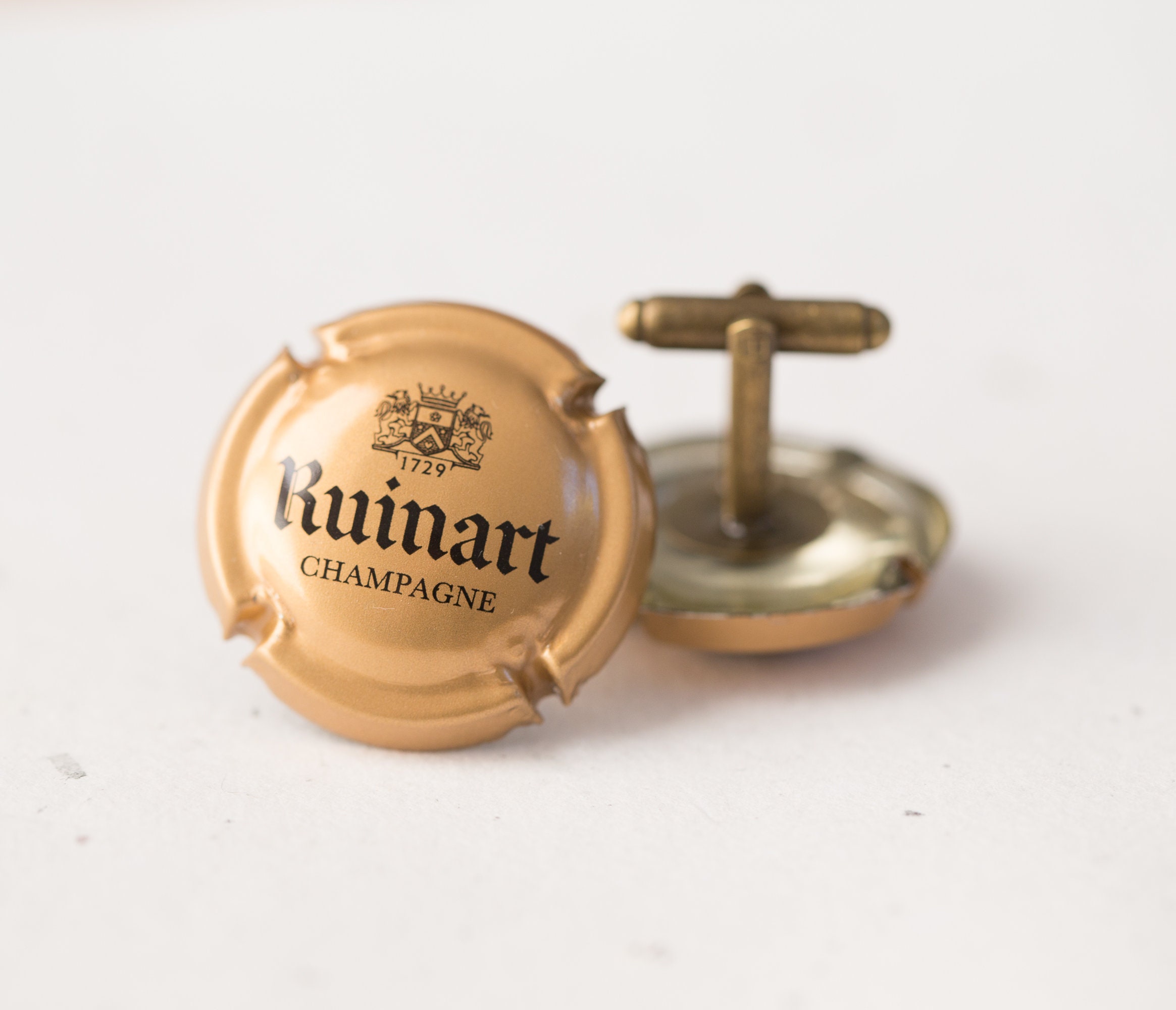 Champagne Caps Men Cufflinks Upcycled French Wine cuff links | Etsy