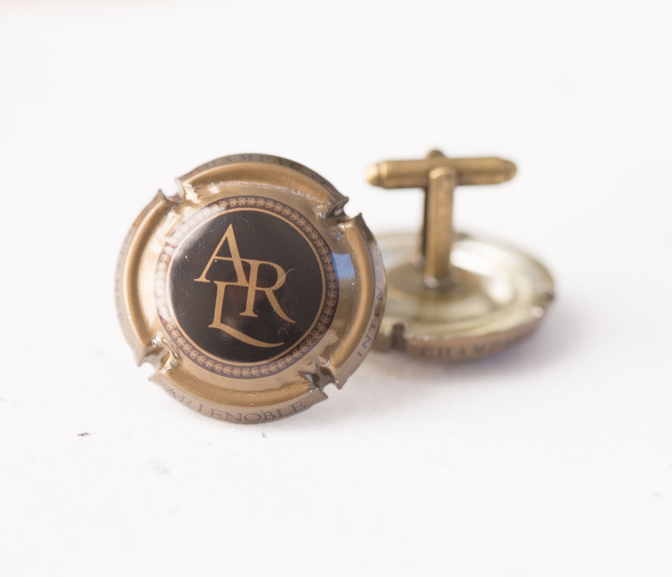 Champagne Caps Men Cufflinks Upcycled French Wine cuff links | Etsy