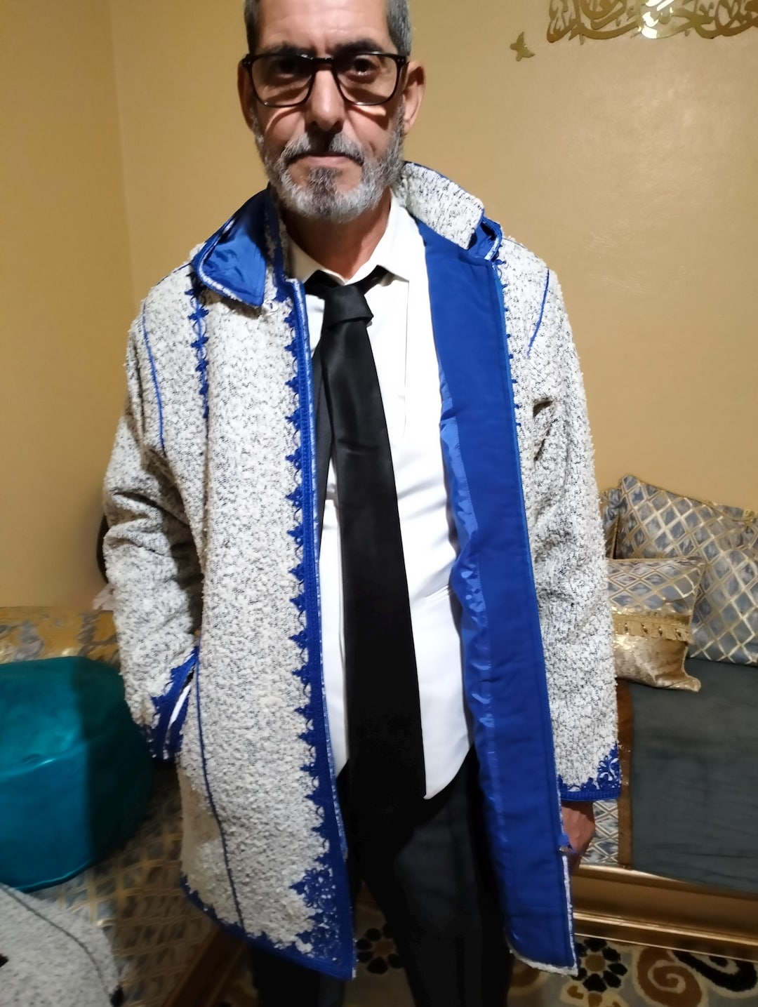 Unique Moroccan Inspired Winter Jacket, Wool Warm Jacket,bohemian Style ...