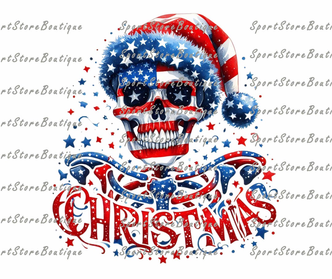 Christmas US Military Skeleton Png, Funny Skeleton Png, Patriotism PNG ...