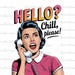 Hello Chill Please PNG, Elegant Woman Png, Radiant Woman Png, Classy ...