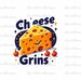 Cheese Grins PNG, Groovy Cheese Png, Gift for Food Lovers Png, Funny ...