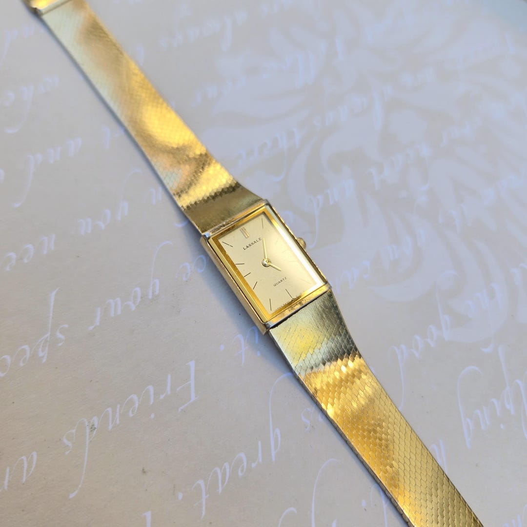 Seiko Lassale Gold Vintage Watch - Etsy