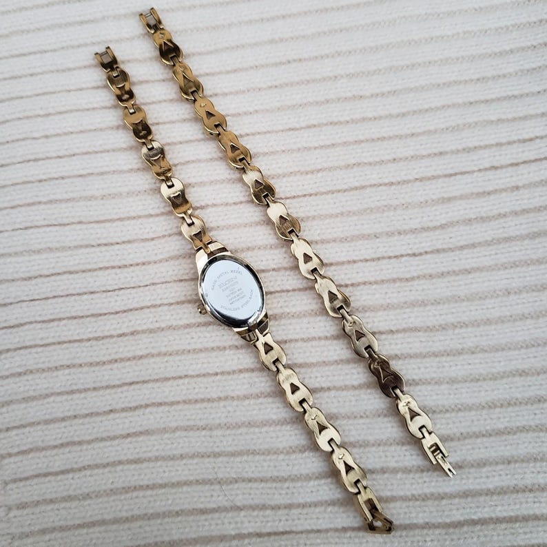 Diamante Gold Vintage Watch and Bracelet Set - Etsy
