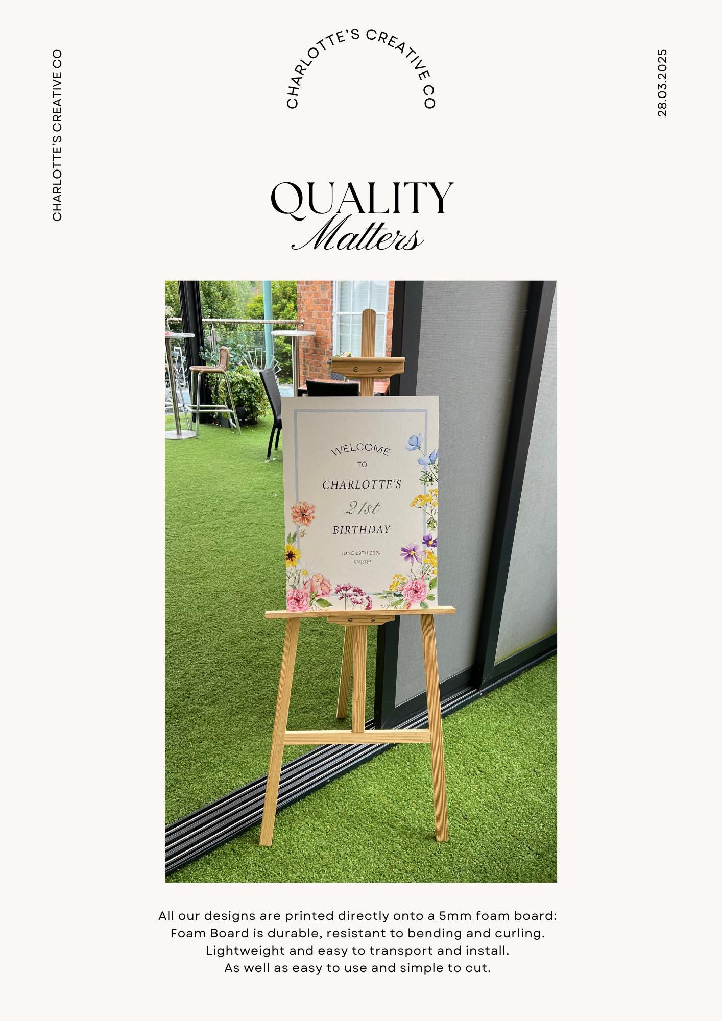 Custom Welcome Sign | Birthday, Event, Wedding, Party| Personalised ...