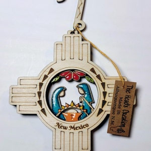 New Mexico Nativity Scene Ornament - Etsy