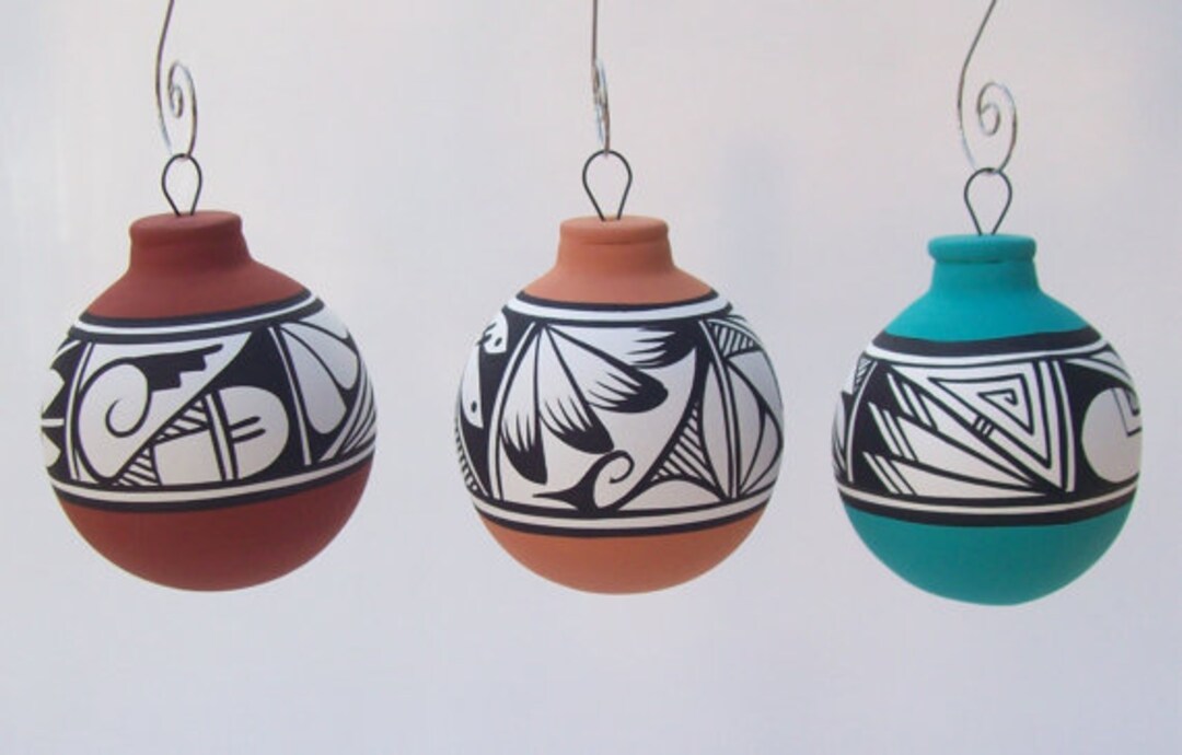 Southwestern New Mexico Ornaments SET OF 3 - Etsy