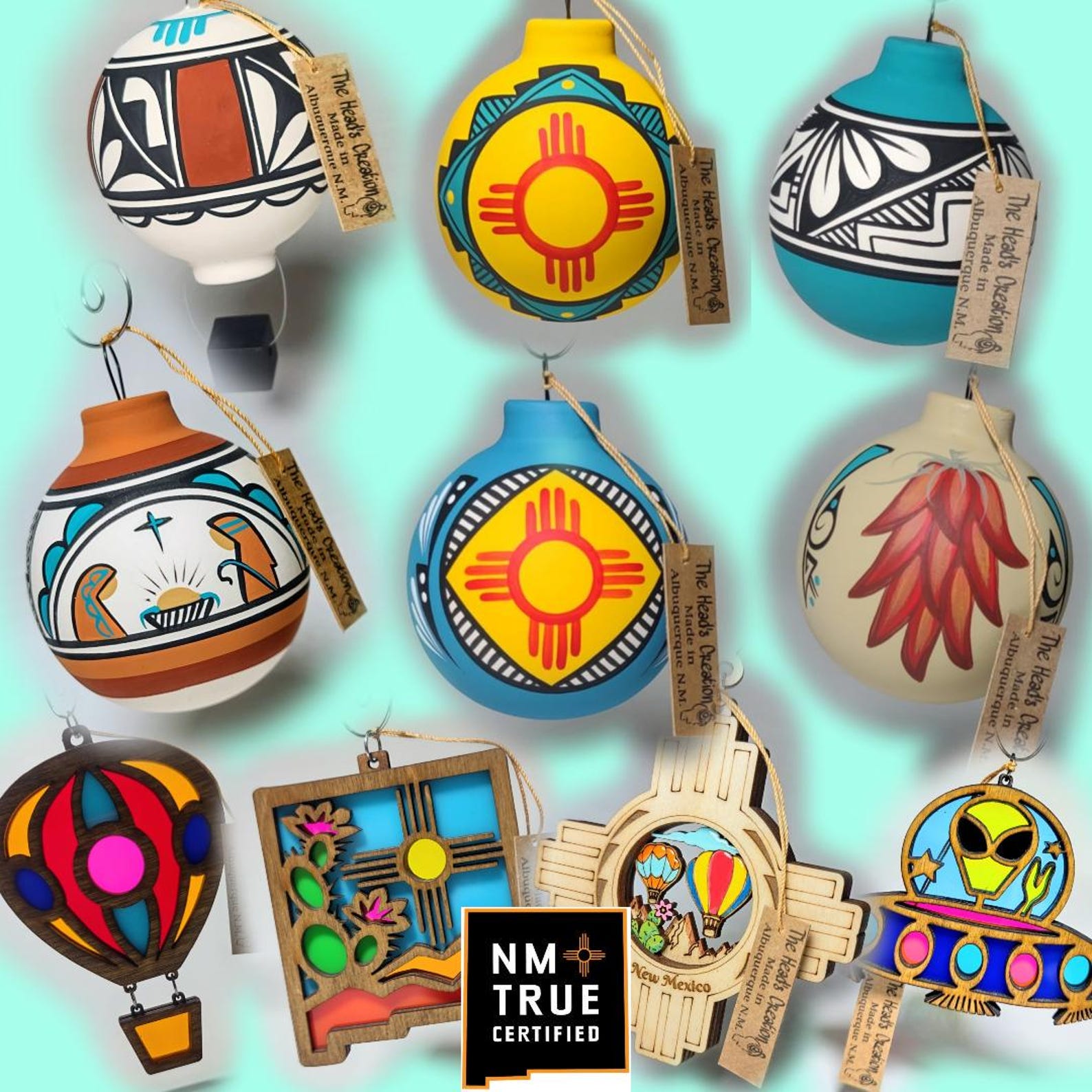 New Mexico Nativity Scene Ornament - Etsy
