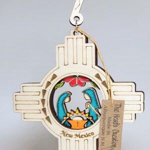 New Mexico Nativity Scene Ornament - Etsy