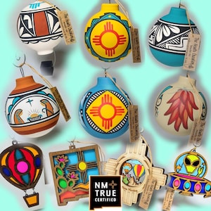 New Mexico Collection Ornament SET OF 3 - Etsy
