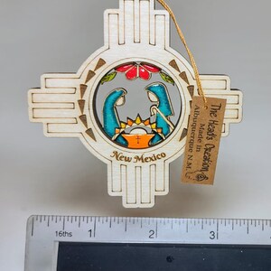 New Mexico Nativity Scene Ornament - Etsy
