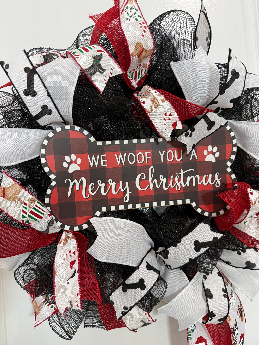 Merry Christmas Woof - Etsy