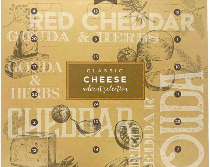 Cheese Advent Calendar 2025 – 24 Gourmet Cheeses in 6 Flavours ...
