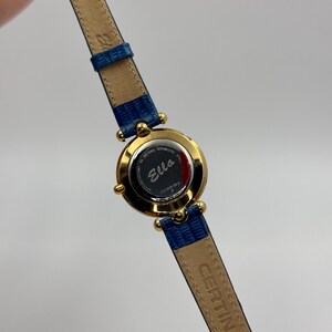Rare Vintage Certina Swiss Quartz Women's Wrist Watch - Blue Leather ...