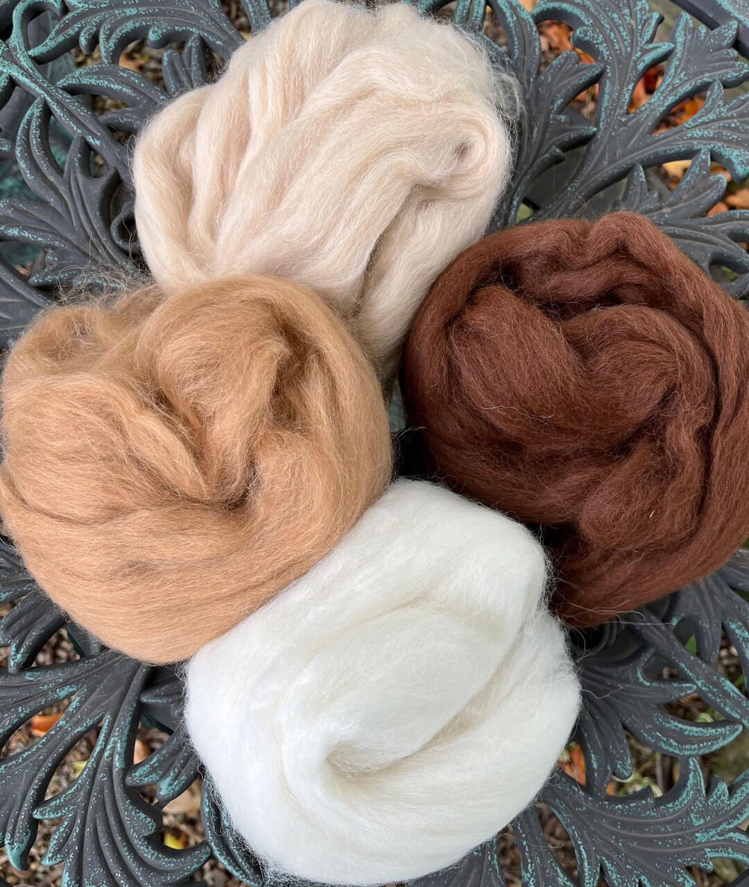 Brown Mix 100% Baby Alpaca Roving for Spinning and Felting, 4 Ounces - Etsy