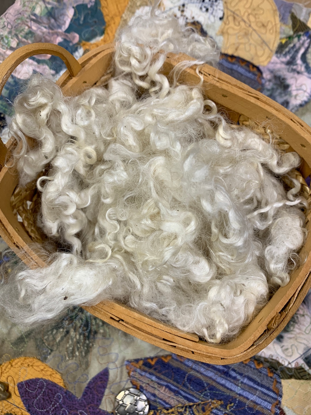 White Mohair, 2 Ounces, Angora Goat Fiber, 4 Inches, ike - Etsy