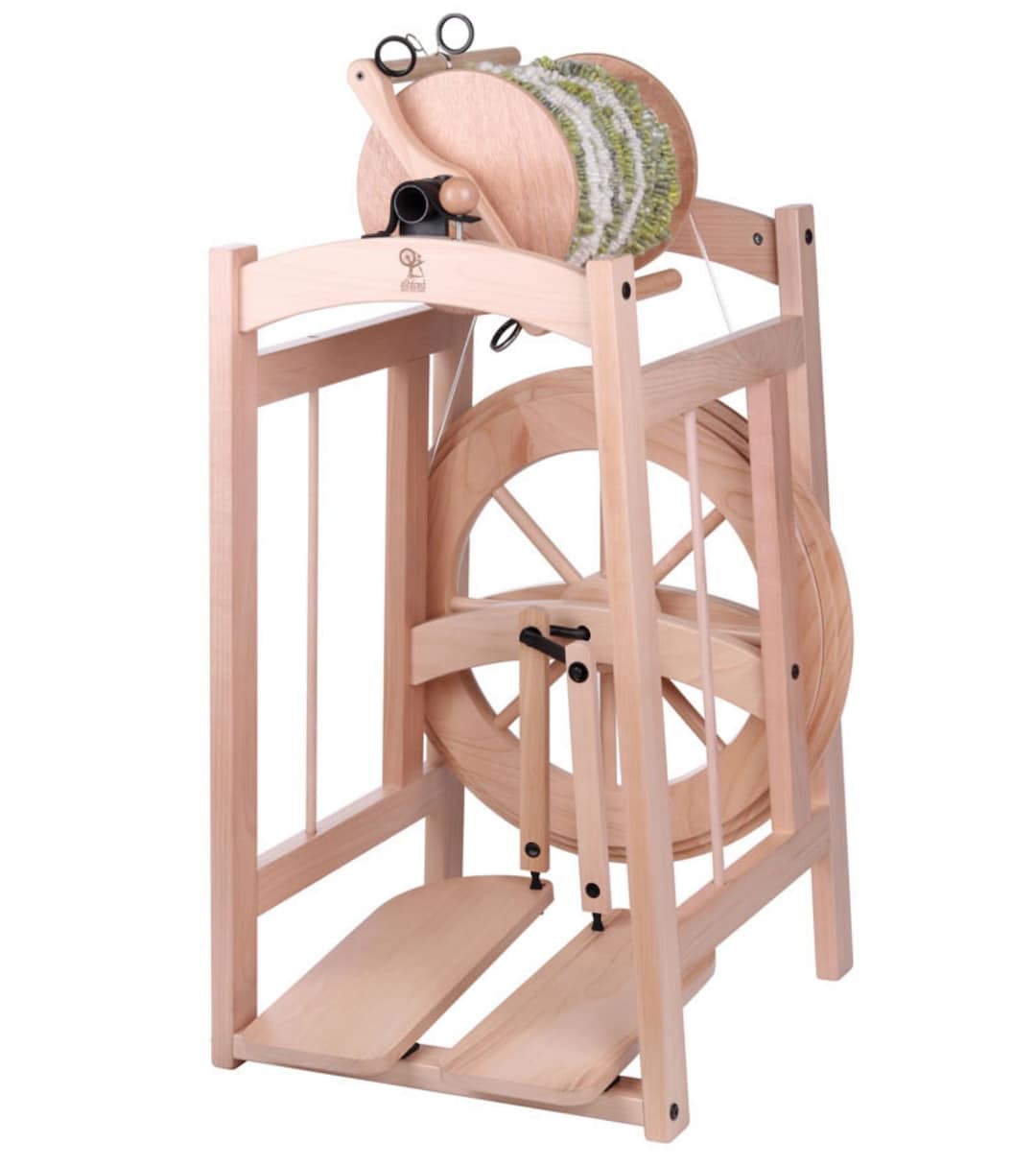 Ashford Country Spinner 2 Natural, Double Treadle Spinning Wheel, Art ...