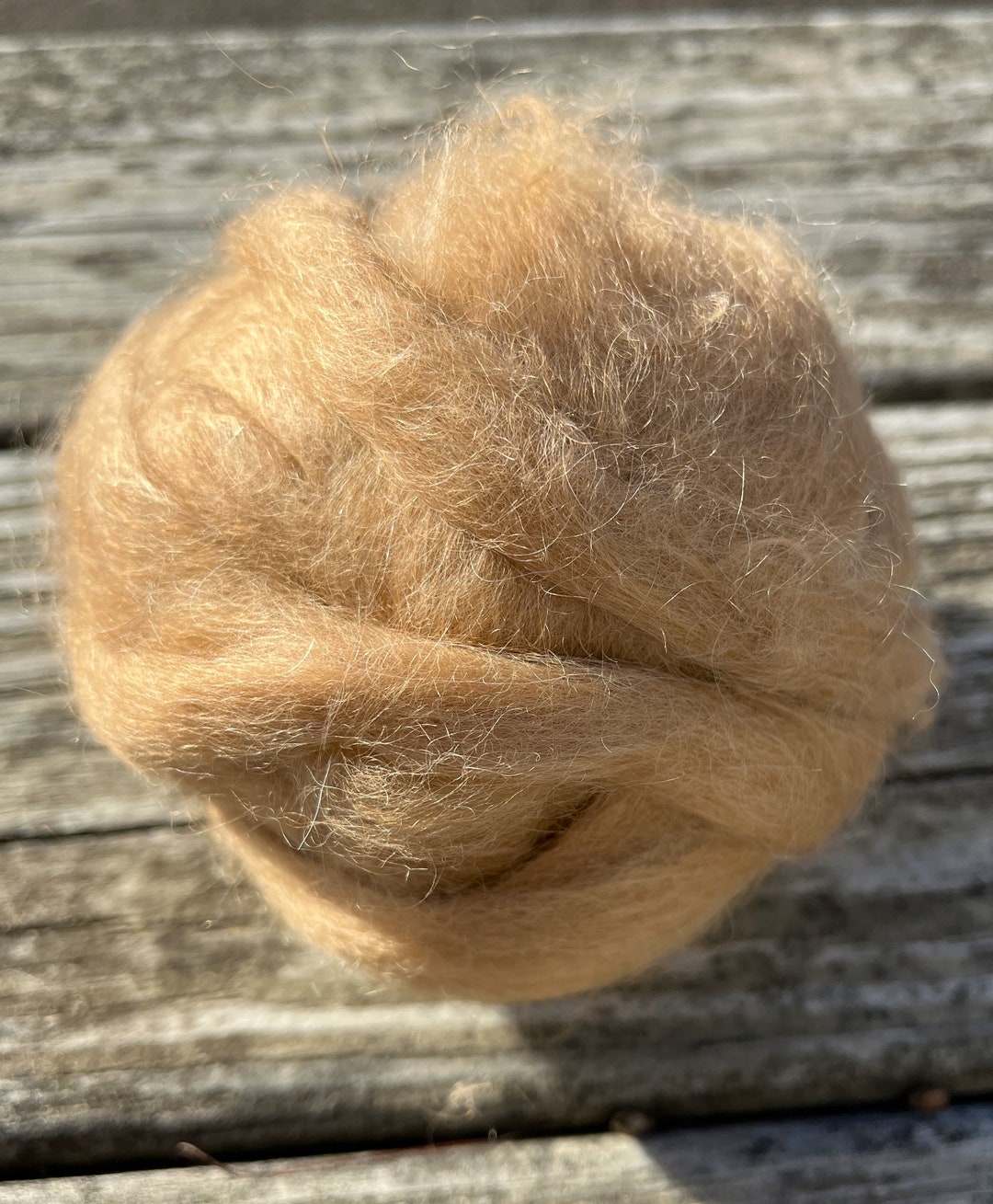 Suri Alpaca Roving, Pin-drafted Roving for Spinning, 2 Ounces, Medium ...