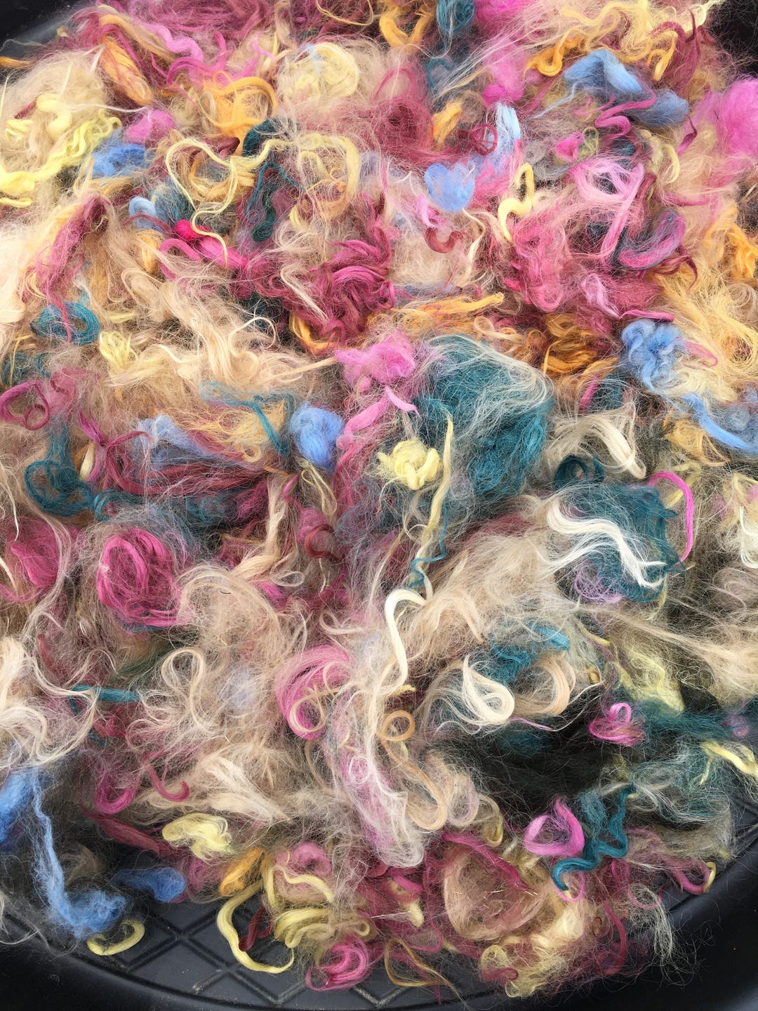 Alpaca Fiber, 2 Ounces, Suri Fiber, Huacaya Alpaca, Hand-dyed Fiber ...