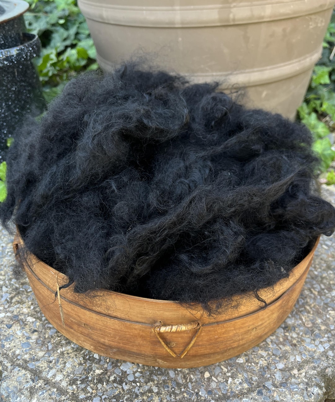 Hand-dyed Mohair, Angora Goat Fiber, Black - Etsy