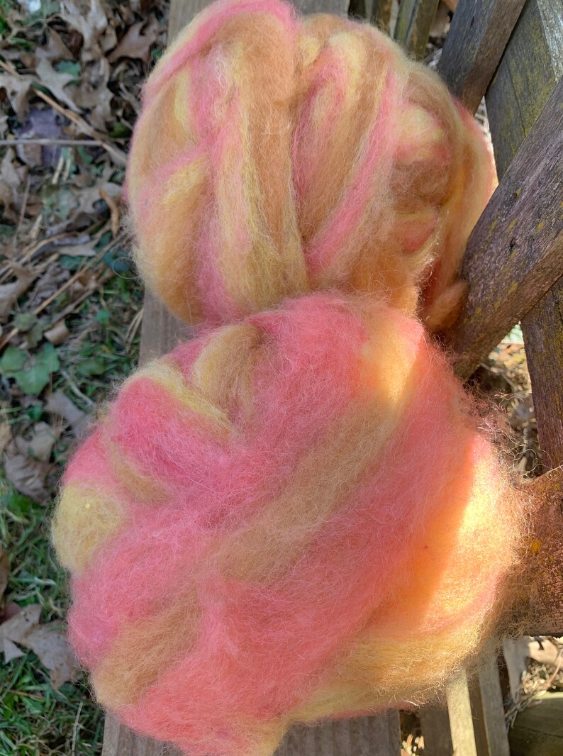 Alpaca Wool Blend Roving for Spinning and Felting 4 Ounces - Etsy