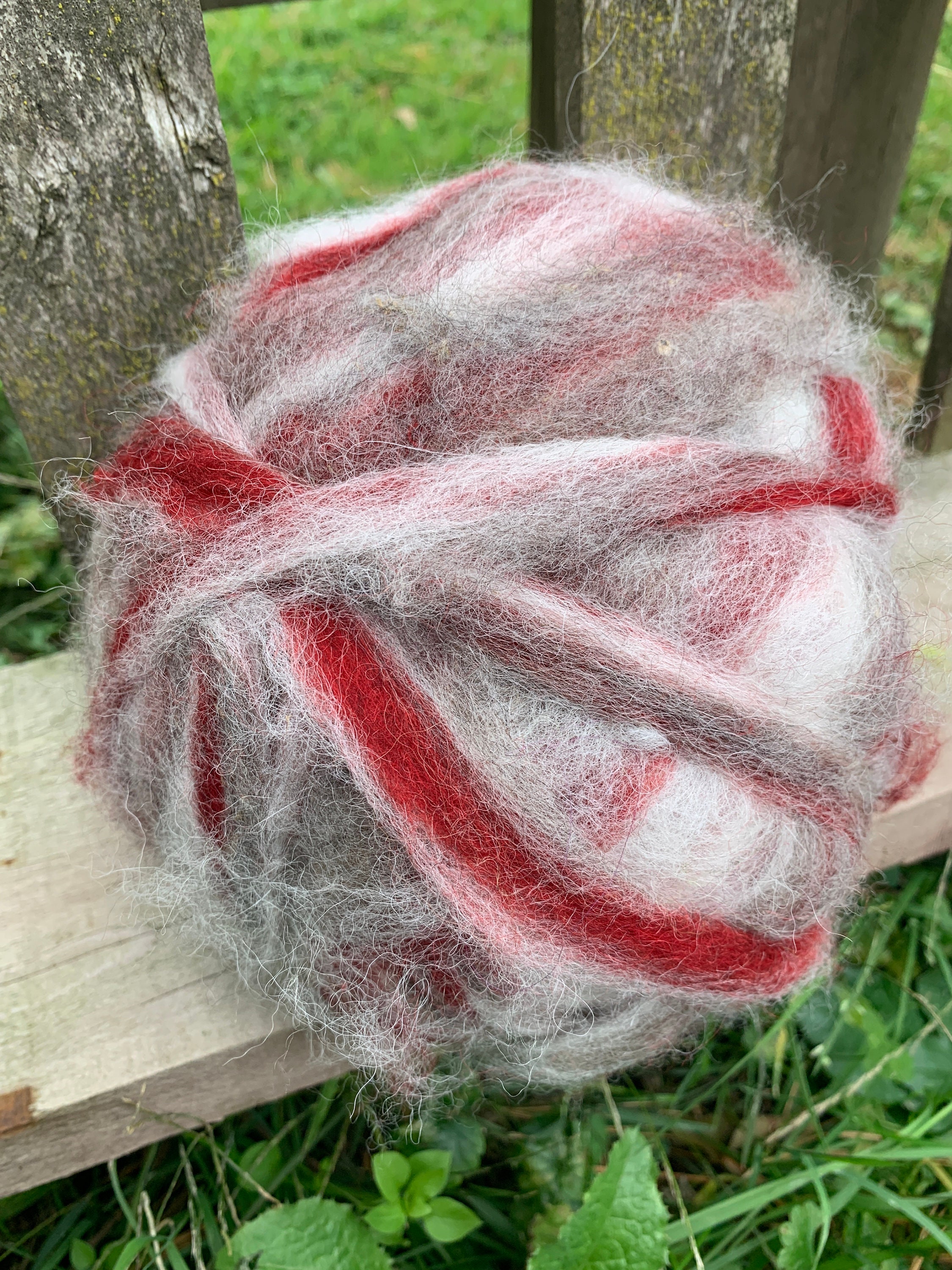 Alpaca Wool Blend Roving for Spinning, Felting, Felting, Knitting ...