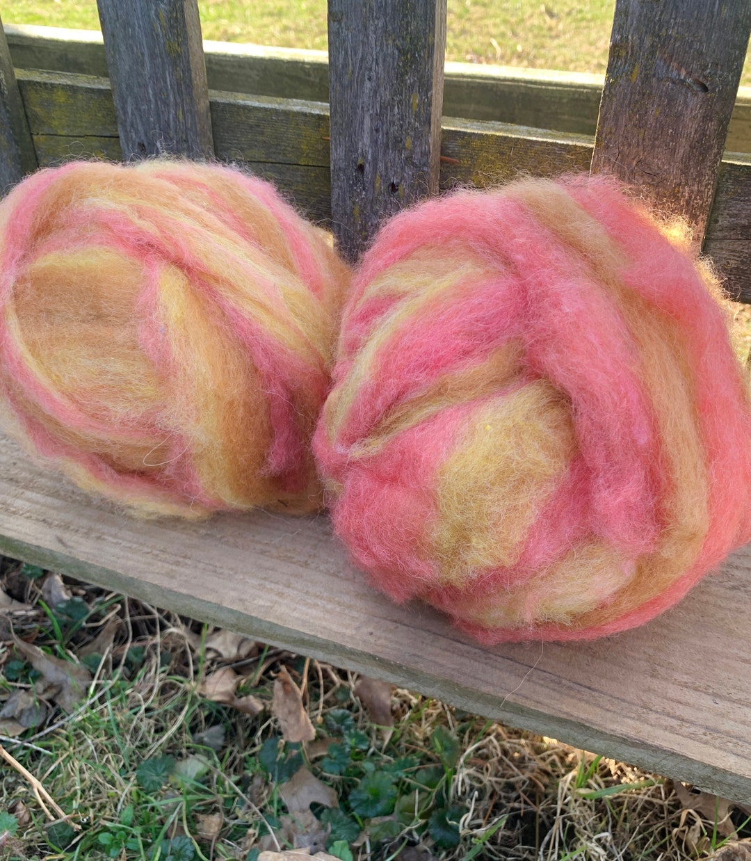 Alpaca Wool Blend Roving for Spinning and Felting, 4 Ounces, Desert ...