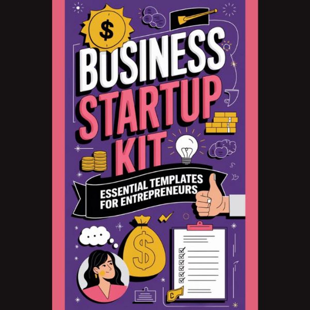 Women's Business Startup Kit Templates for Entrepreneurs - Etsy