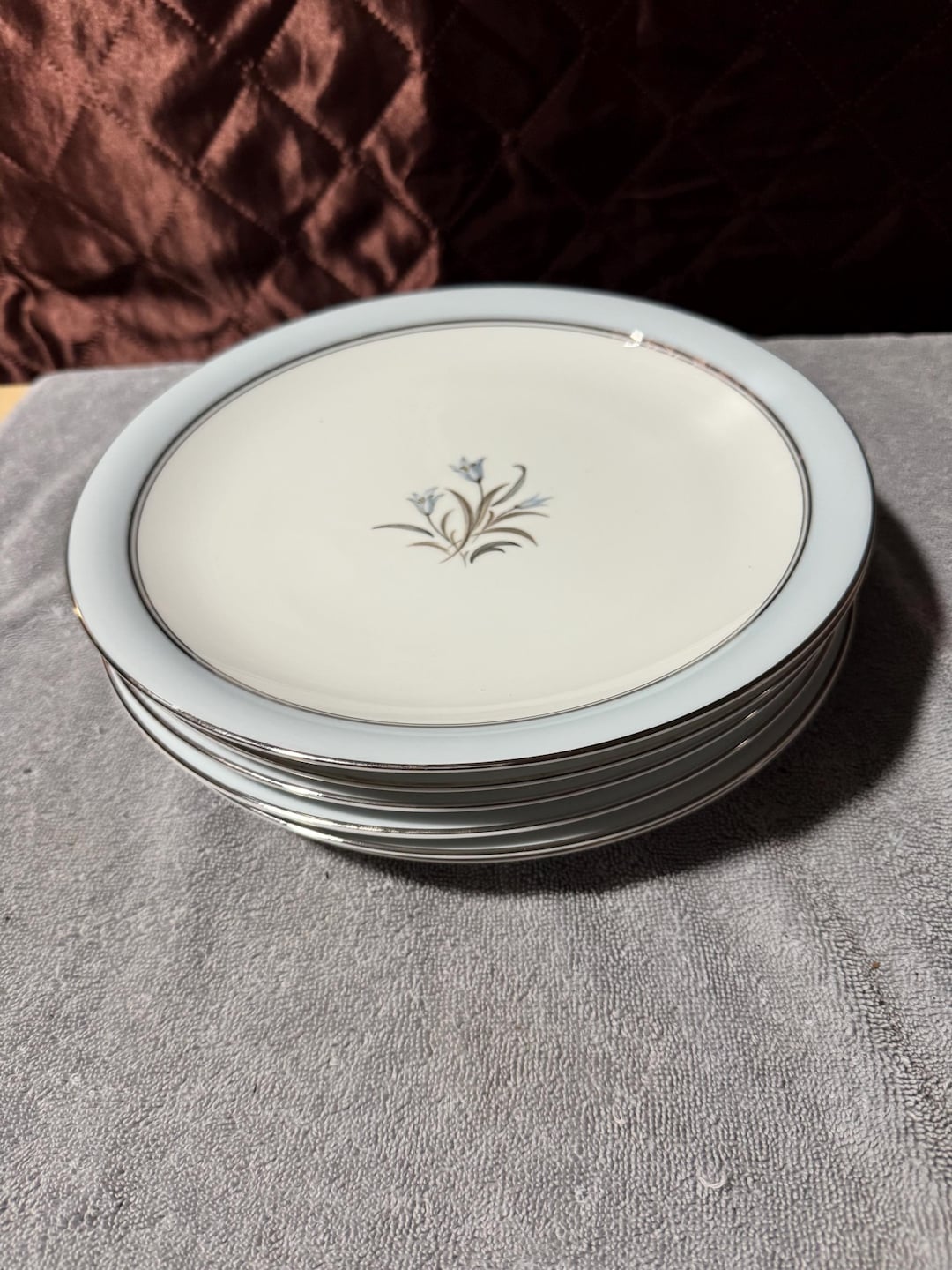 Vintage Noritake China 5558 Bluebell Japan Plates (6 Pieces) - Etsy
