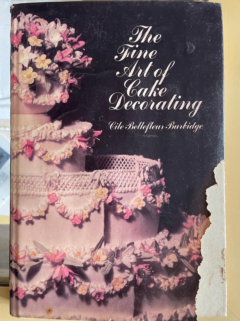 Vintage Book: the Fine Art Cake Decorating - Etsy