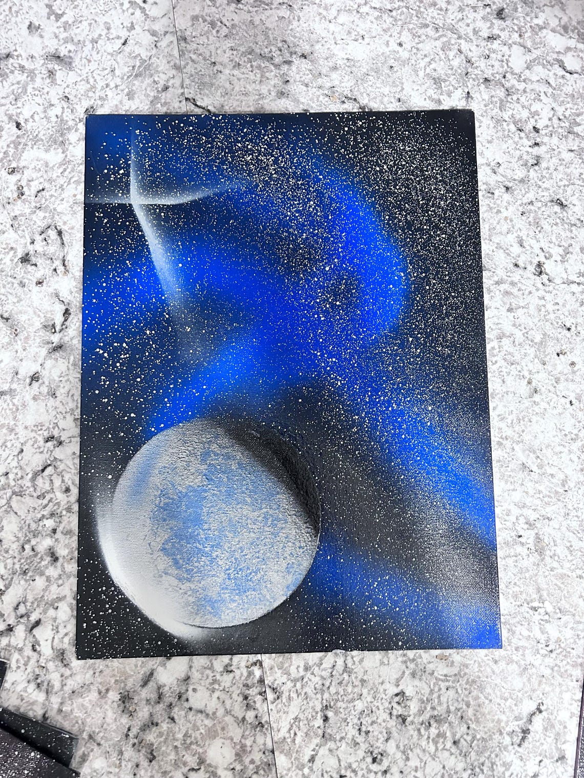 Galaxy Paintings Spray Paint Paintings - Etsy