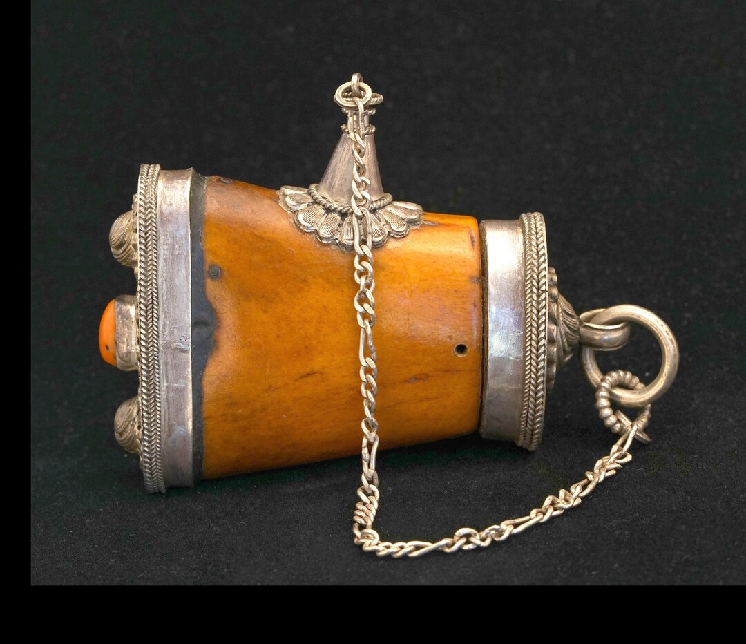 Tibetan Snuff Container - Etsy