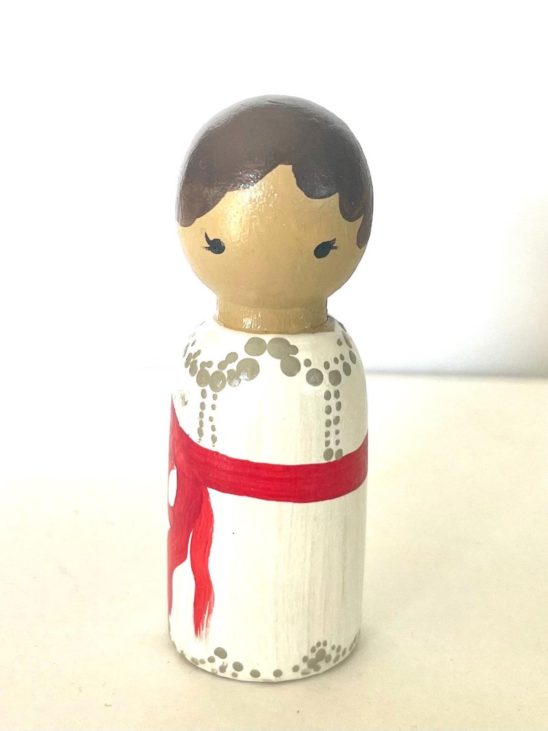 St. Lucia Hand Painted Wooden Peg Doll, Catechesis of the Good Shepherd ...