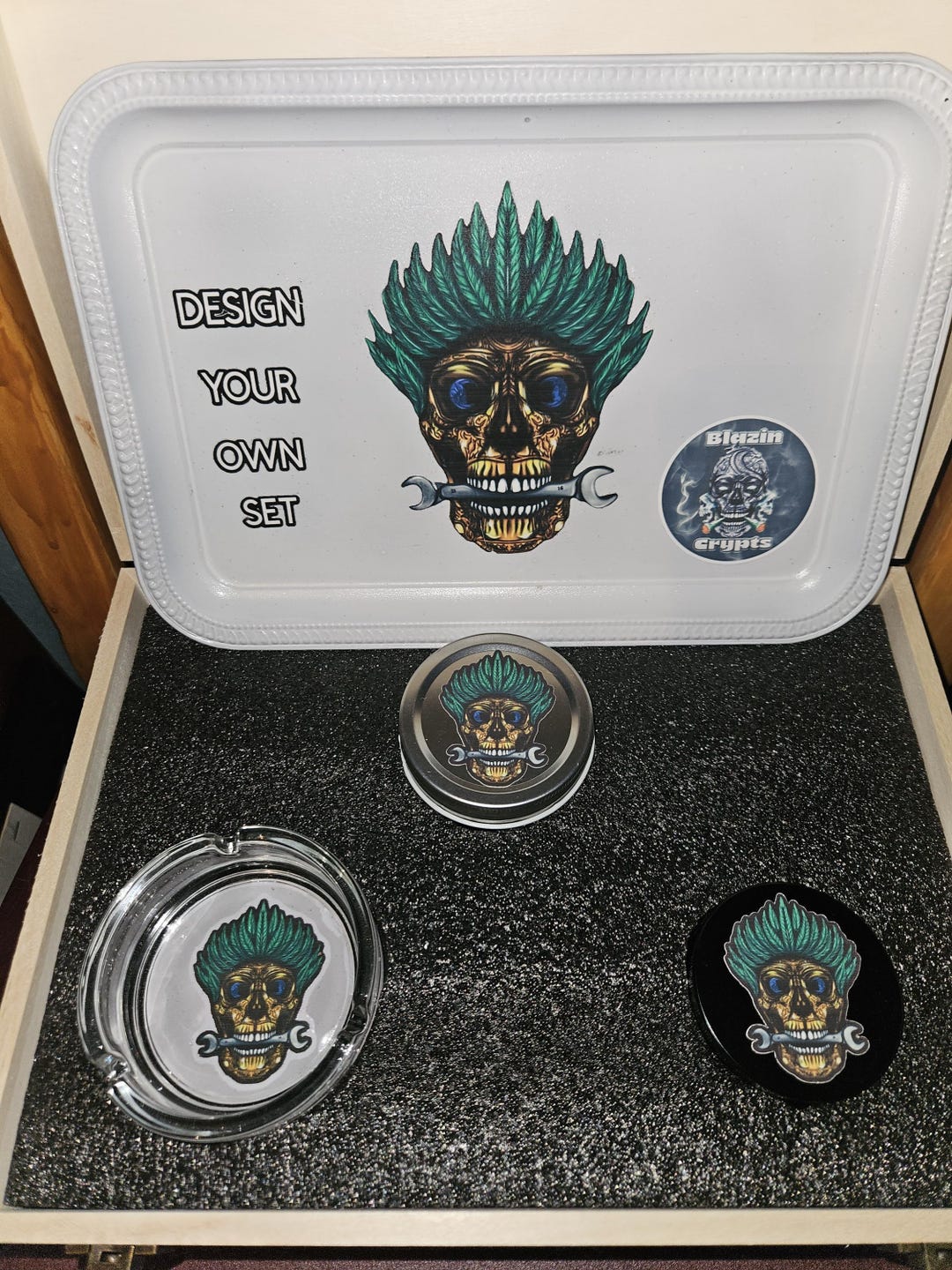 Custom Rolling Tray Set - Etsy
