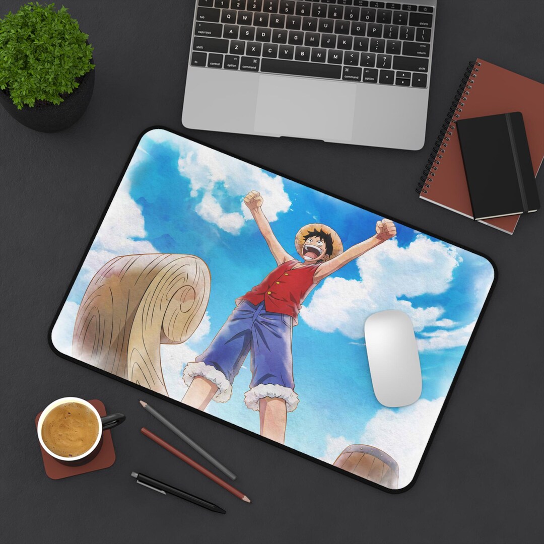 One Piece, Anime Character Desk Mat | Gaming Accessory, Office Decor ...